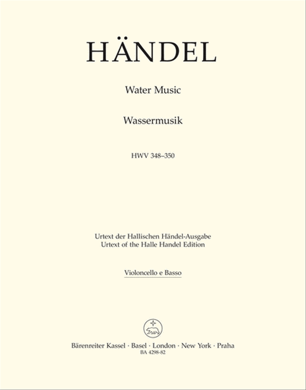 Handel: Water Music HWV 348-350 Violoncello, Double bass Part