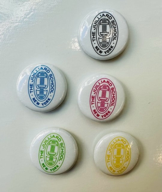 Pin/Button: Juilliard Seal (various colors) | Juilliard Store